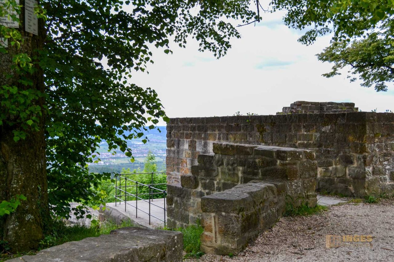 Auf einem der Drei-Kaiser-Berge – der Hohenstaufen