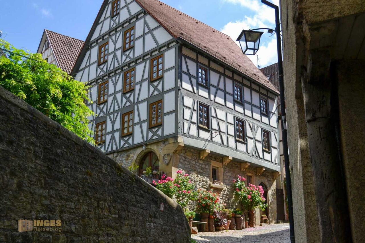 In der historischen Altstadt von Bad Wimpfen