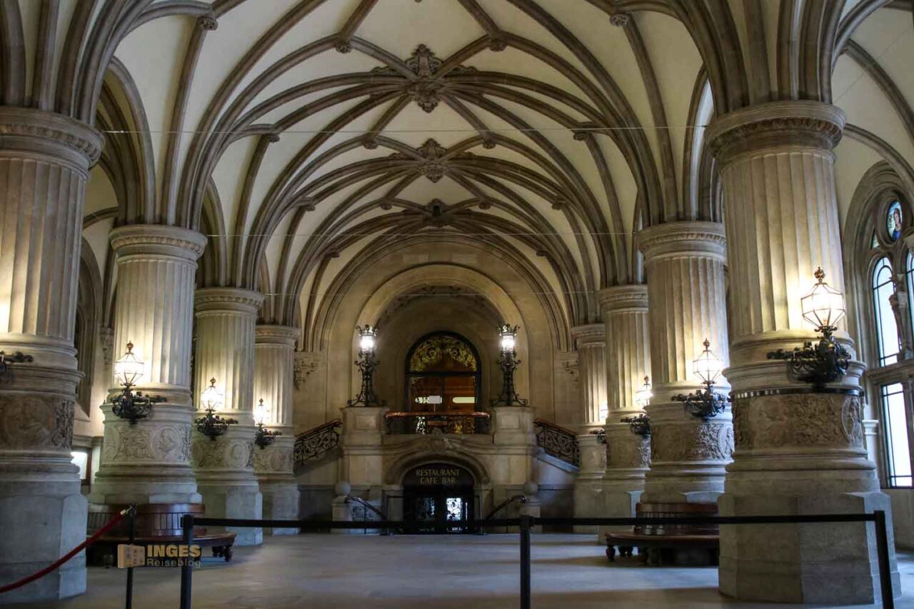 Das Hamburger Rathaus - innen